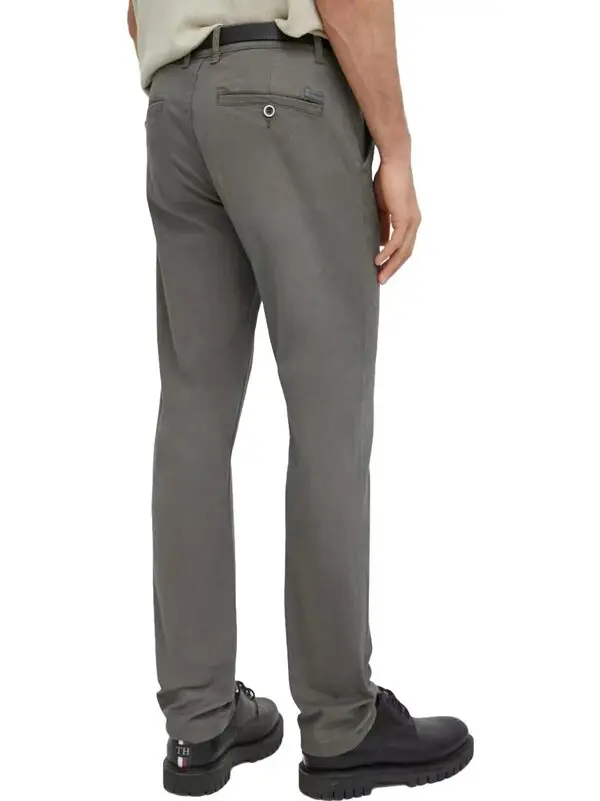 Lindbergh Logo-patch Chinos - Grey