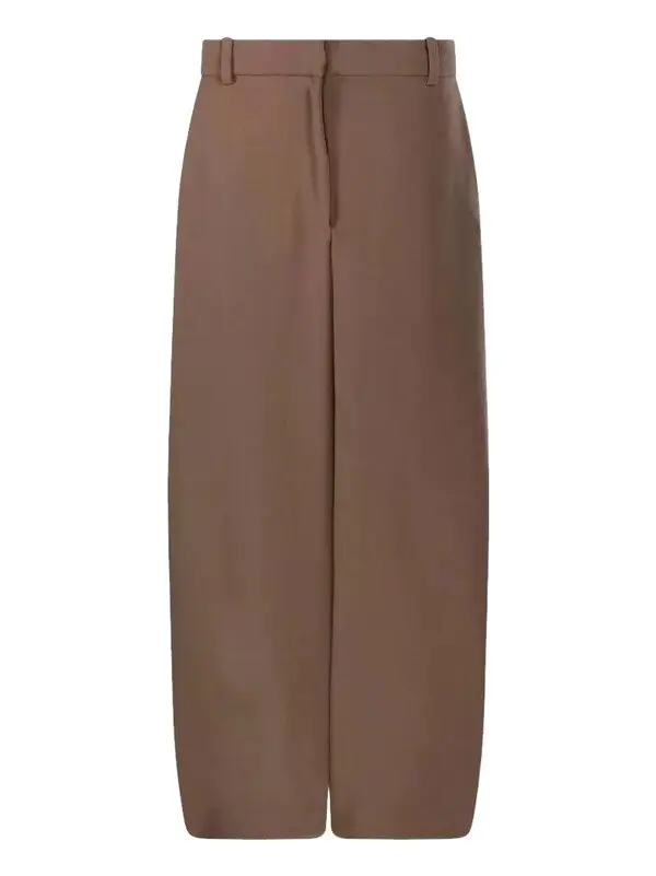 BY MALENE BIRGER Carlien Belt-loops Wide-leg Trousers - Brown