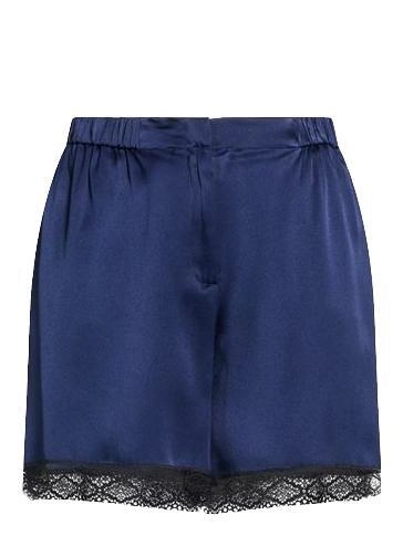 Alberta Ferretti Shorts & Bermuda Shorts Size Acetate, Silk - Navy