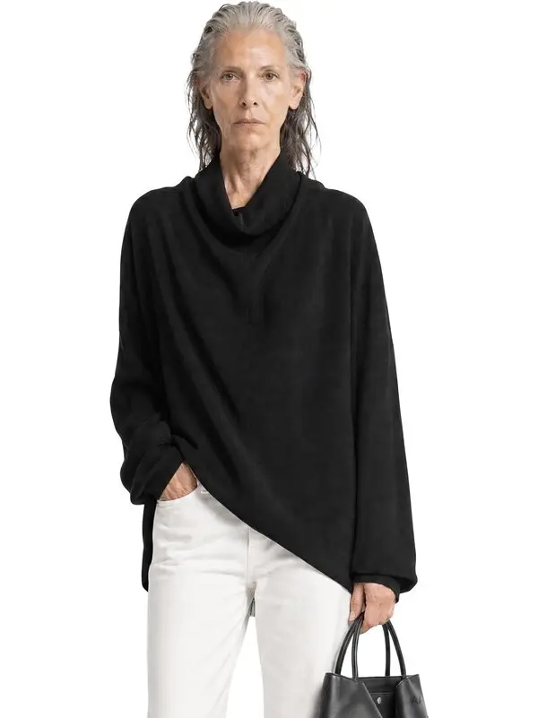 TOTEME Cowl Neck Blouse - Black