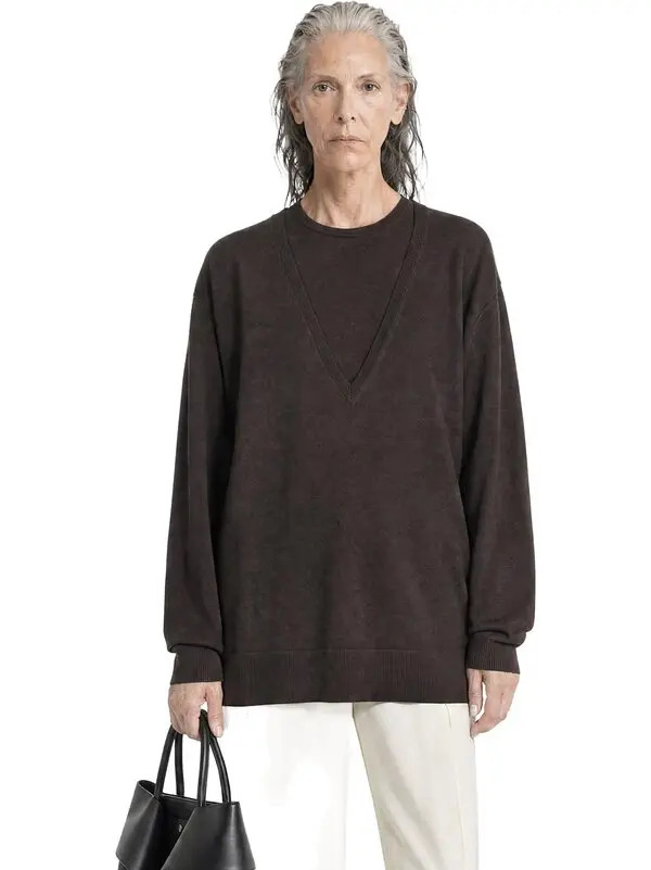 TOTEME Knit Tee - Brown