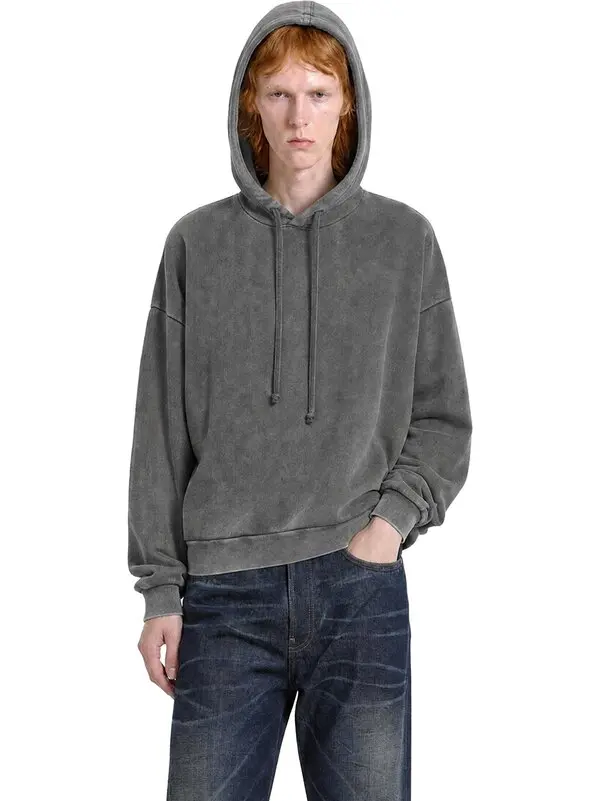 Acne Studios Rubber Stamp Logo Hoodie - Black