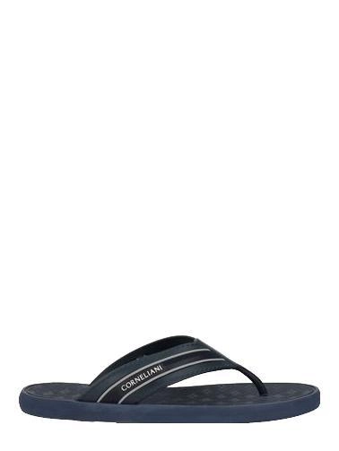 Corneliani Thong Sandal Size Pvc Polyvinyl Chloride - Blue