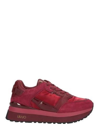 Liu Jo Sneakers Garnet Size Leather, Textile Fibers, Synthetic Material - Red