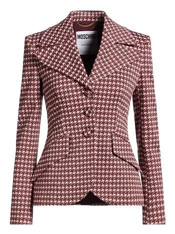 Moschino Blazer Size Polyamide, Elastane - Red