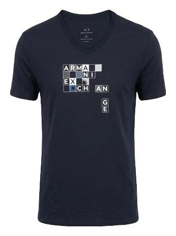 Armani Exchange T-shirt Size Pima Cotton - Blue