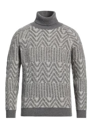 PANICALE Turtleneck Size Wool, Cashmere - Grey