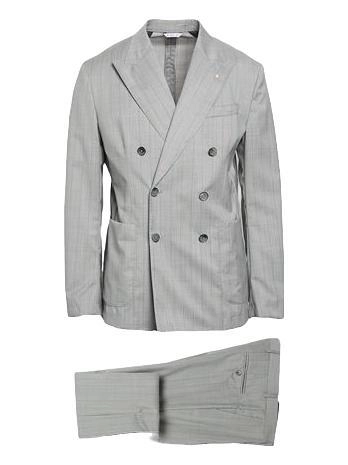 MANUEL RITZ Suit Size Virgin Wool - Grey