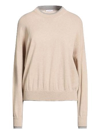 Peserico Sweater Size Wool, Cashmere, Polyester - Beige