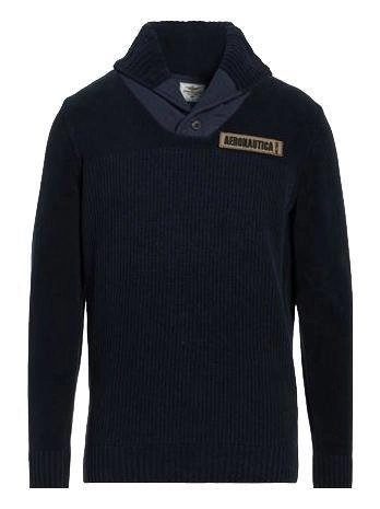 AERONAUTICA MILITARE Sweater Size Cotton - Navy