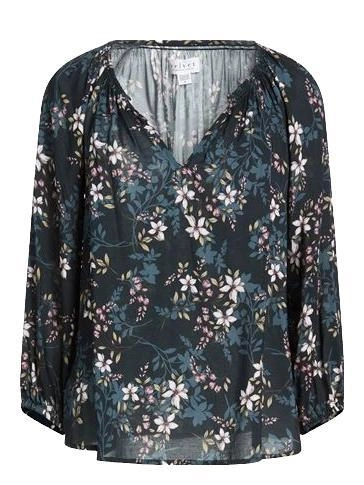 Velvet By Graham & Spencer Top Midnight Size Viscose - Blue
