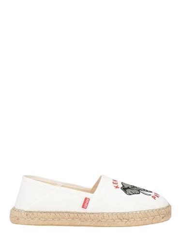 Kenzo Espadrilles Size Textile Fibers - White
