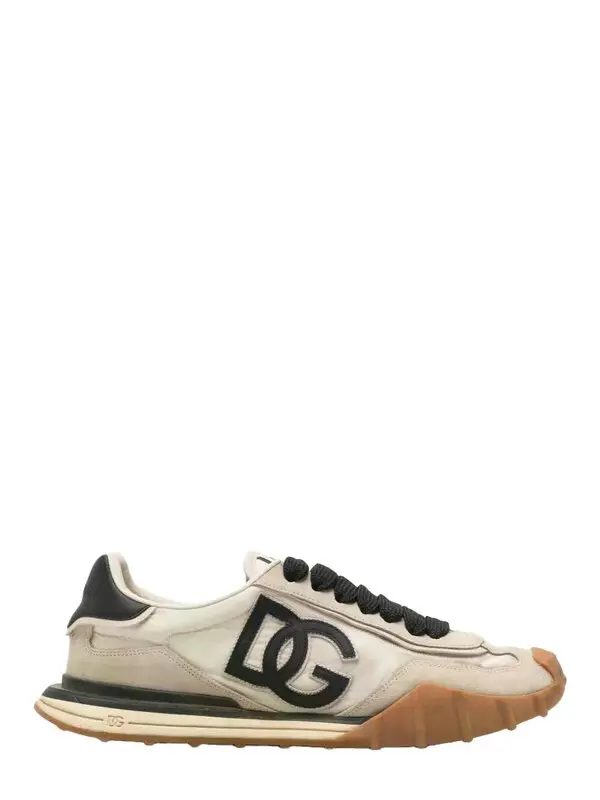 Dolce & Gabbana Dg Athletic Panelled Sneakers - Neutrals