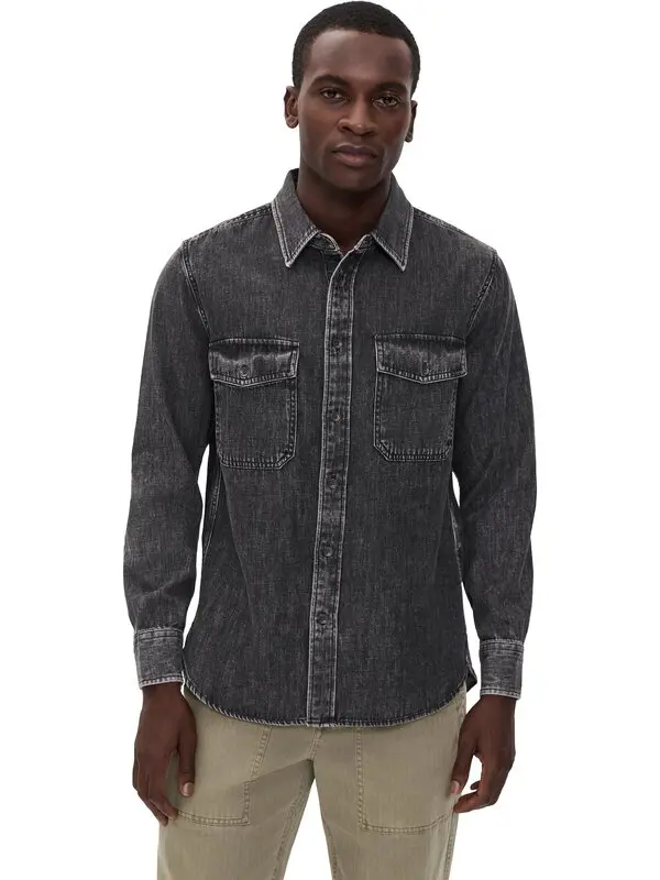 Rag & Bone Denim Cpo Shirt - Ace