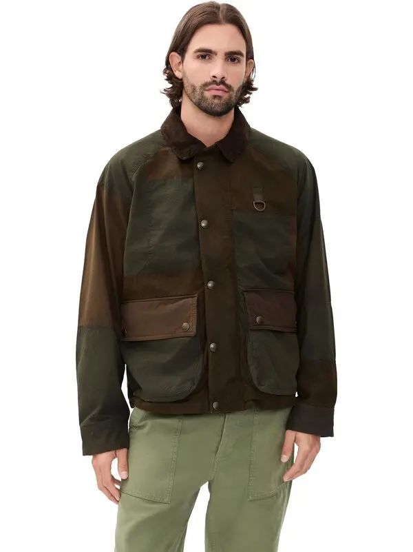 Polo Ralph Lauren Original Label Antique Wax Patchwork Utility Jacket - Patchwork Multi