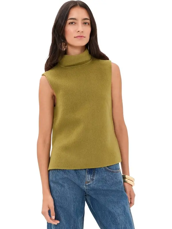 Cult Gaia Sue Top - Chive