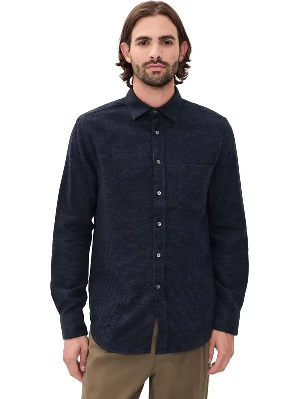 Portuguese Flannel Sounds Flannel Shirt - Grey