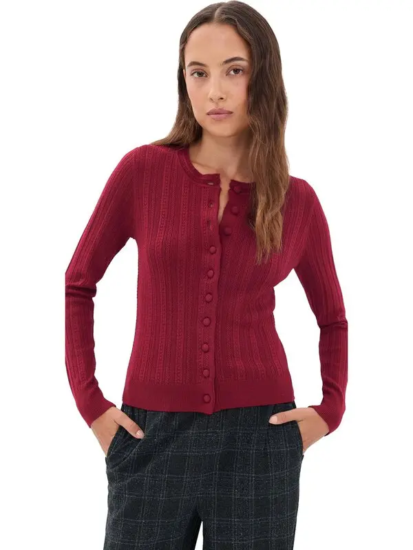 Rag & Bone Rhodes Crew Cardigan - Pmgt