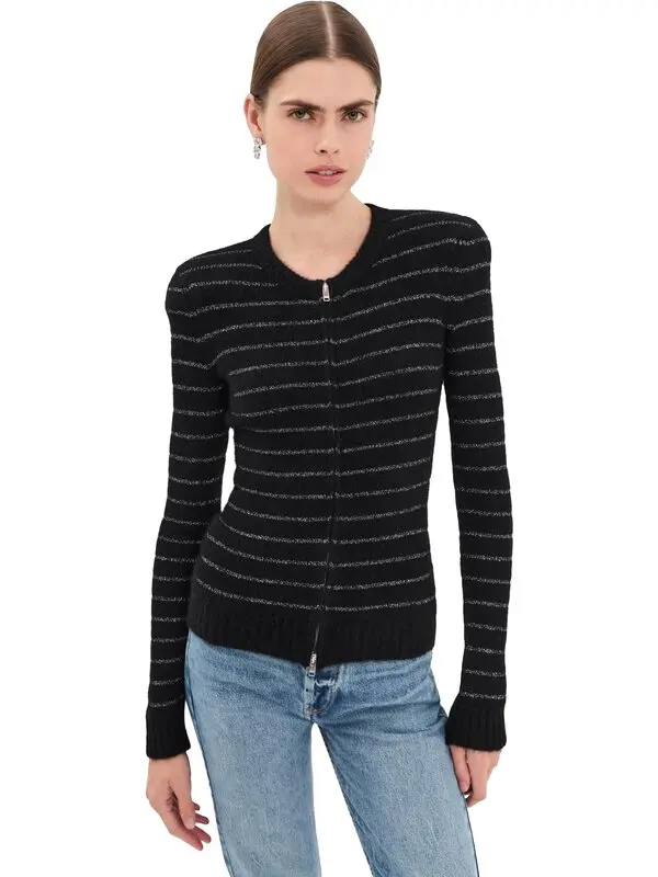 Isabel Marant Étoile Seona Top - Black/silver