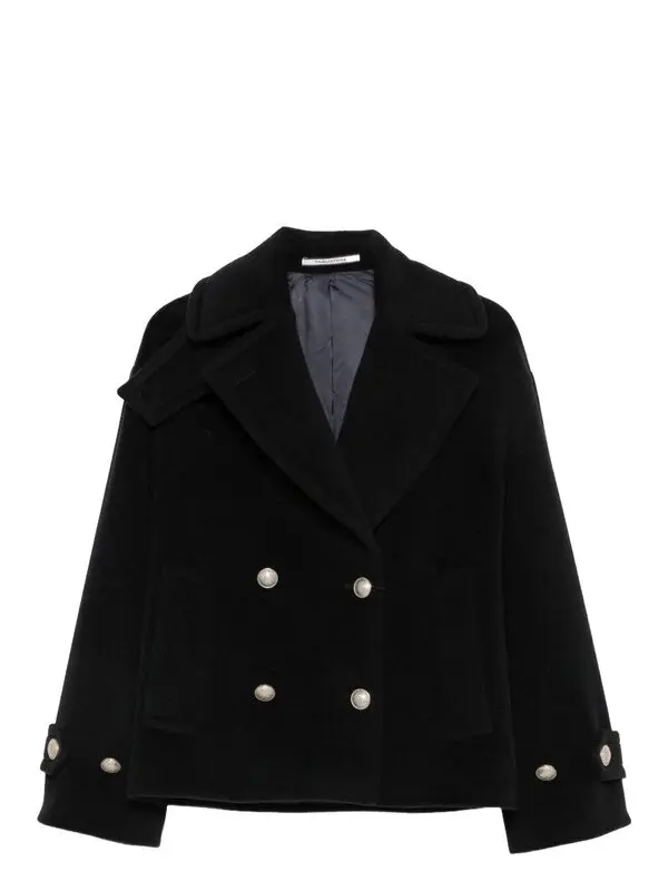 Tagliatore Sheila Wool Double-breasted Coat - Blue