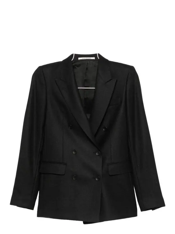 Tagliatore Wool Double-breasted Jacket - Black