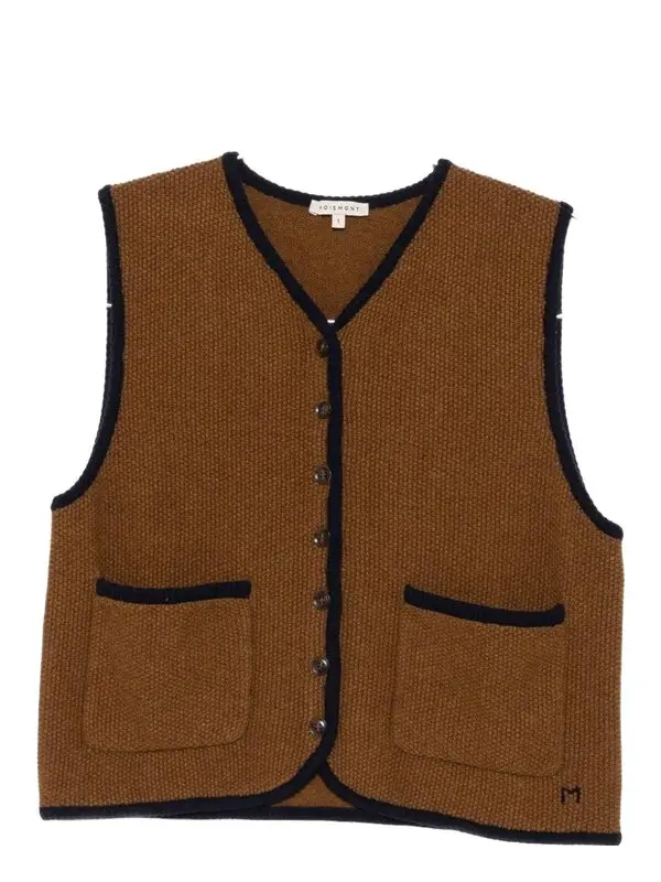 MOISMONT Angele Wool Cardigan - Brown