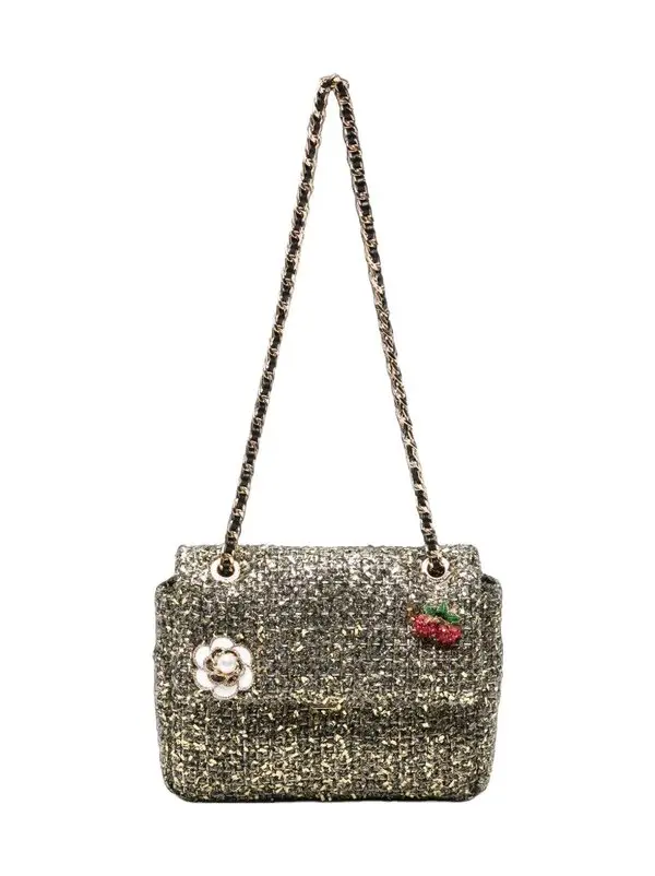 MINIME PARIS Tweed Shoulder Bag - Grey