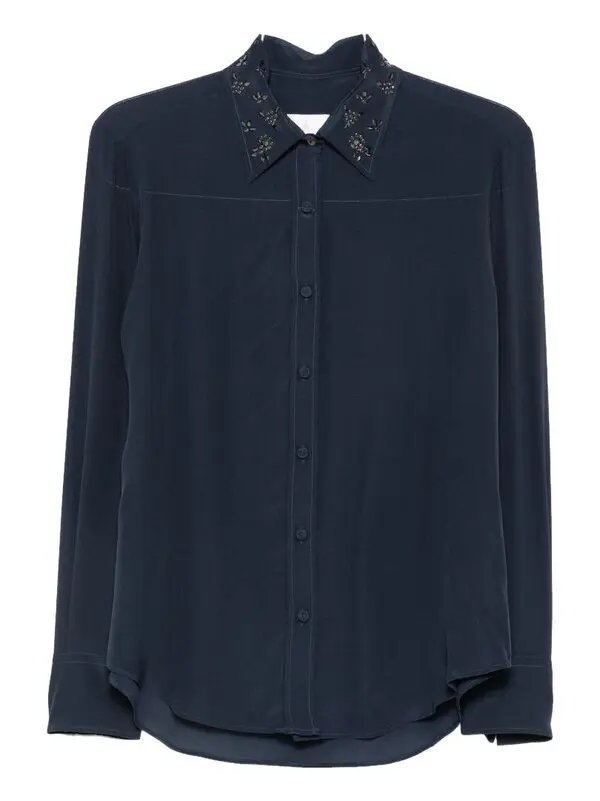 TRAME AUREE Cotton Shirt - Blue