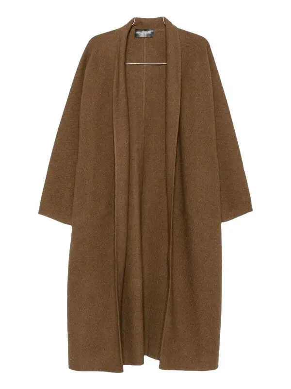 CORTANA Nur Wool Blend Coat - Brown
