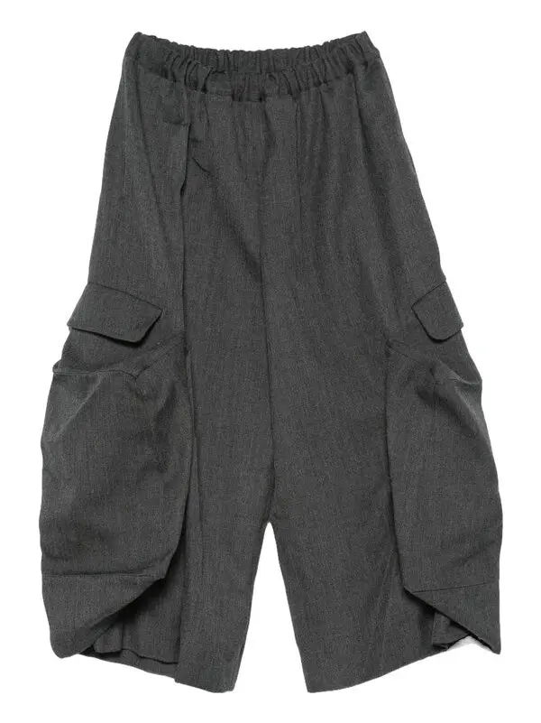 Comme Des Garçons Wool Trousers By - Grey