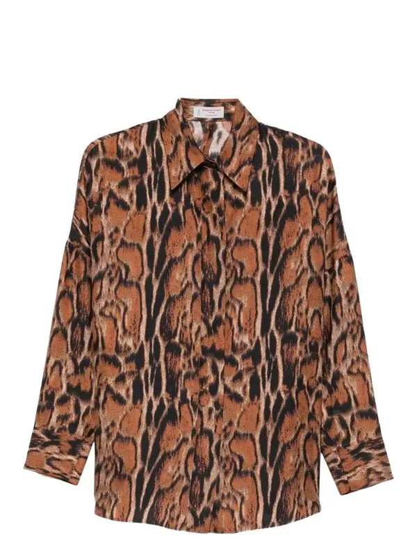 Alberto Biani Printed Silk Shirt - Multi
