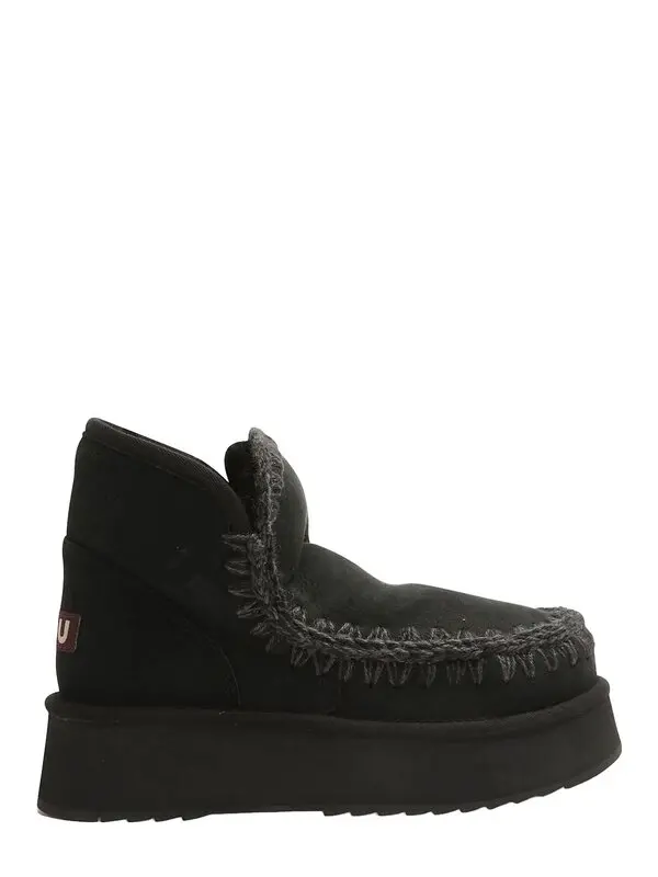 Mou Mini Eskimo Platform Boots - Black