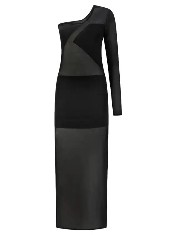Gauge81 Maxi Loralai One-shoulder Dress - Black