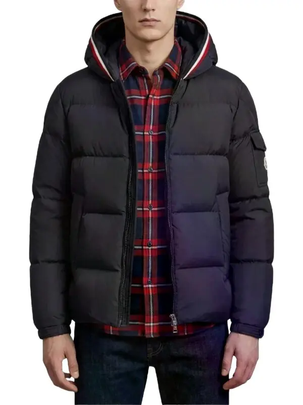 Moncler Lacfroid Quilted Hooded Jacket - Blue