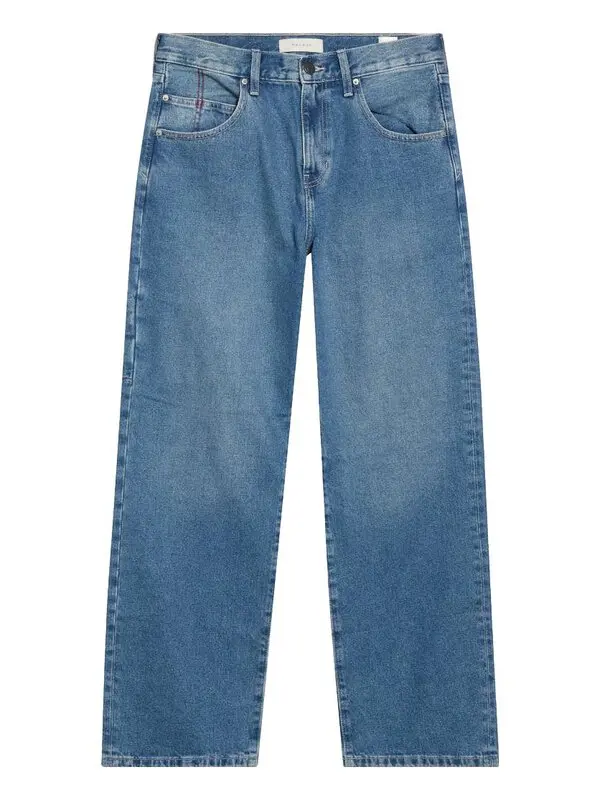 PACSUN Aldin Ii Baggy Straight Leg Jeans - Medium Indigo