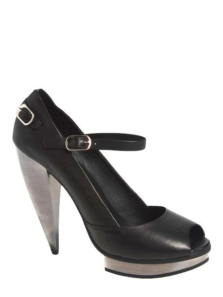 Jeffrey Campbell Terrestria Mary Jane Pump - Black