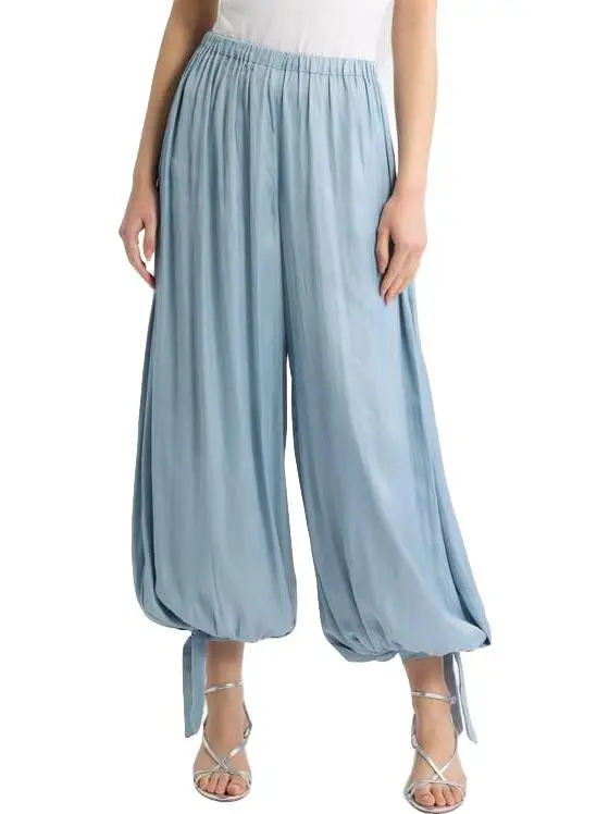 Deluc Poison Satin Balloon Pants - Silver