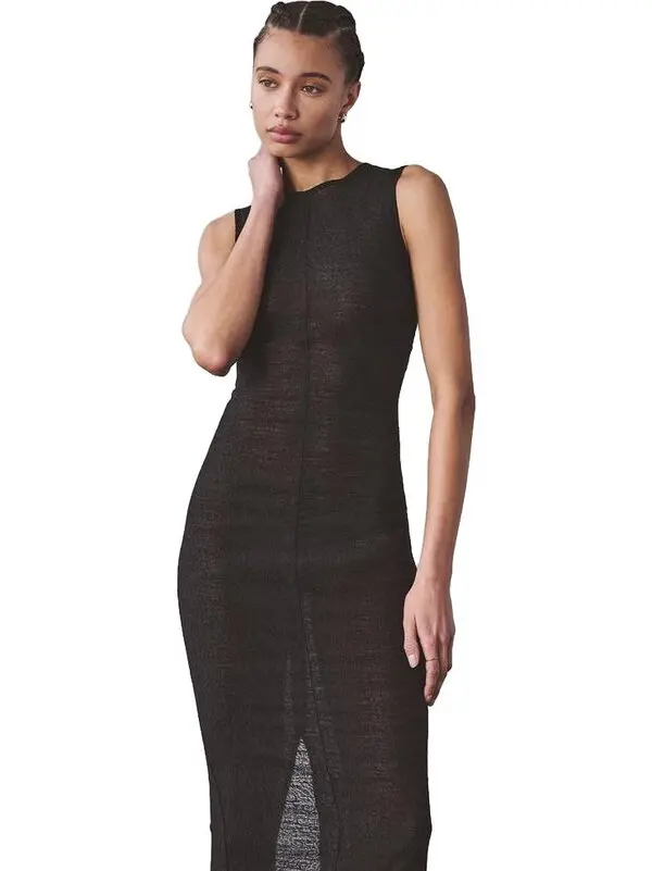 ARTEMIS DICIERO Jessica Midi Dress - Black