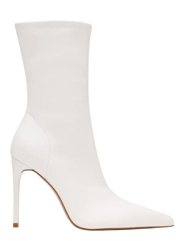 Steve Madden Mackena Ankle Booties - White