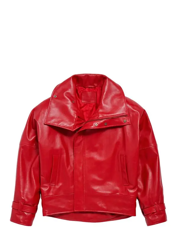 Balenciaga Round Bomber - Red