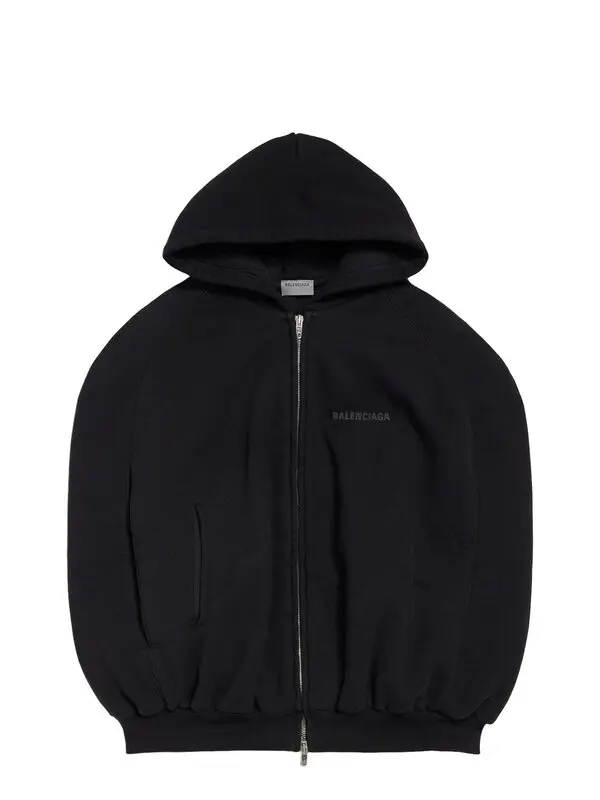 Balenciaga Balloon Cape Hoodie - Black