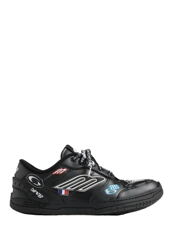 Balenciaga Hamptons Stickers Sneaker - Black