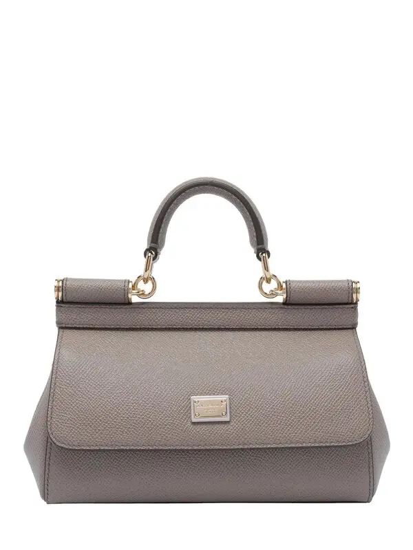 Dolce & Gabbana Small Sicily Handbag - Cream