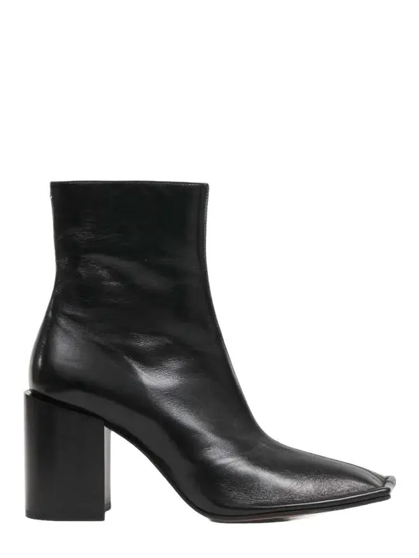 MAISON MARGIELA Square-toe Ankle Boots - Black