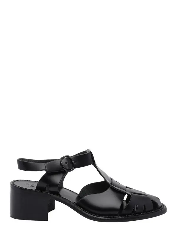 Hereu Pesca Pump Sandals - Black