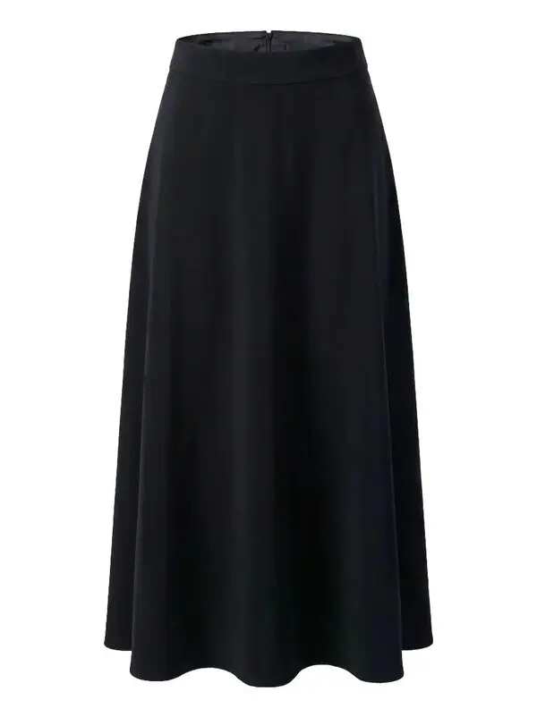 Valentino Garavani Zip-up Maxi Skirt - Blue