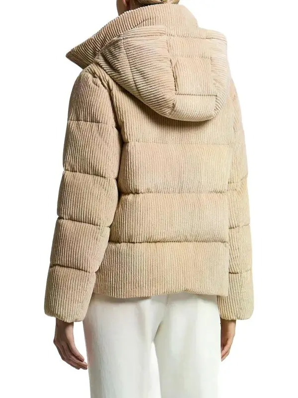 Peserico Hooded Puffer Jacket - Neutrals