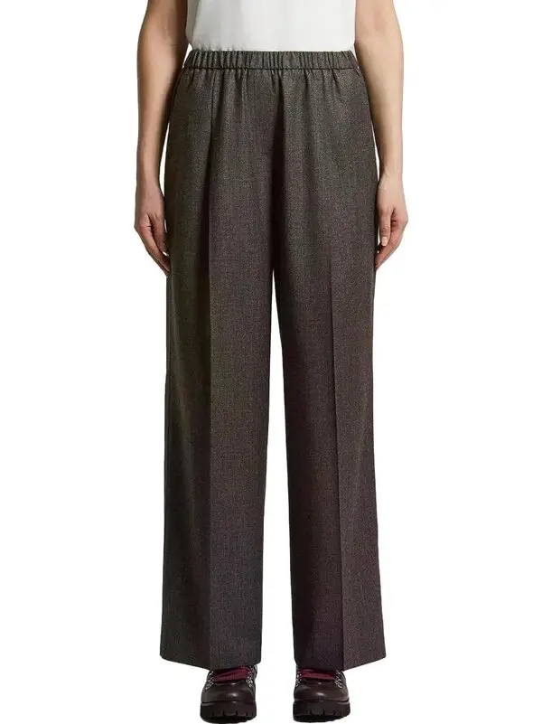 Peserico Elasticated-waistband Pleated Trousers - Grey
