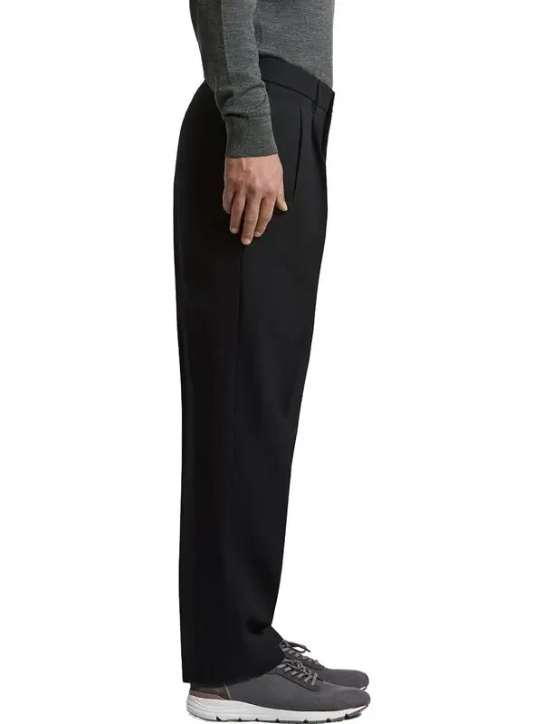 Peserico Pleated-detail Trousers - Blue