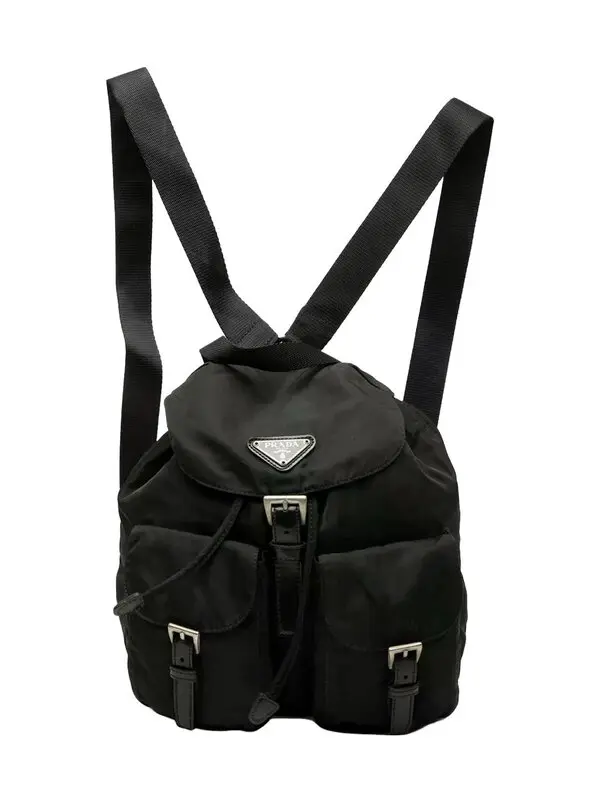 Prada 2000-2013 Tessuto Backpack - Black